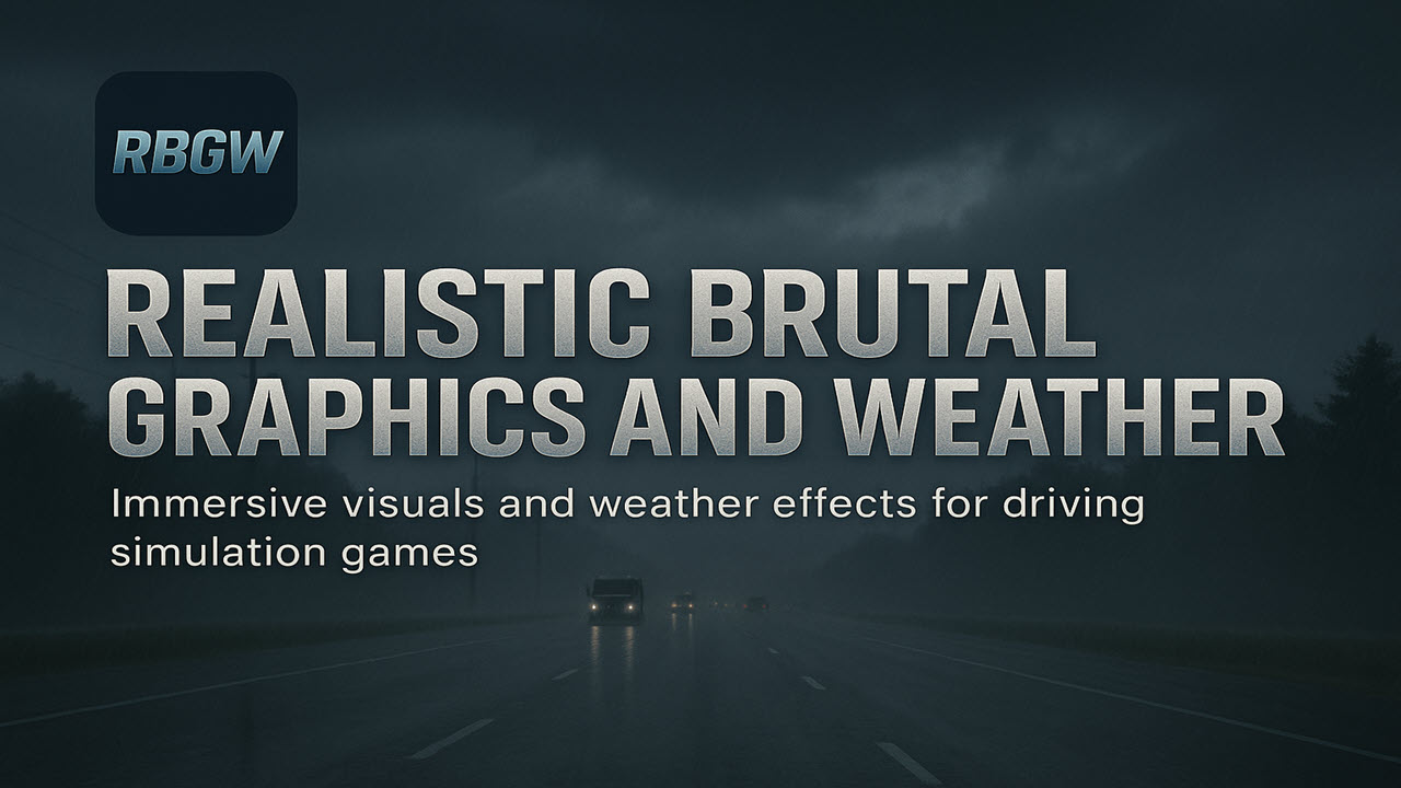 ATS - Realistic Brutal Graphics And Weather 8.5 ATS - Realistic Brutal Graphics And Weather 8.5